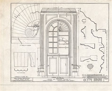 Historic Pictoric Blueprint Habs Nj13 Midto1 Sheet 10 Of 16