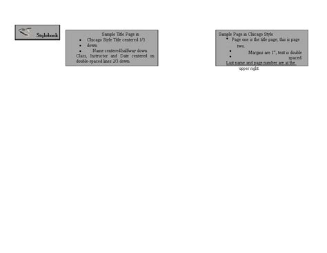 Creative Title Page Style Format