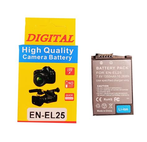 Nikon EN-EL25 Rechargeable Lithium-Ion High Copy Battery for Nikon Z50 ...