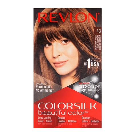 Revlon Colorsilk Medium Golden Brown Hair Color 43 Majestic Glow