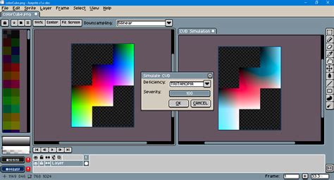 Github Behreajjasecvdsim Simulate Color Vision Deficiency In Aseprite
