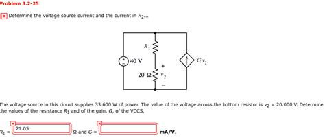 Solved Determine The Voltage Source Current And The Current Chegg