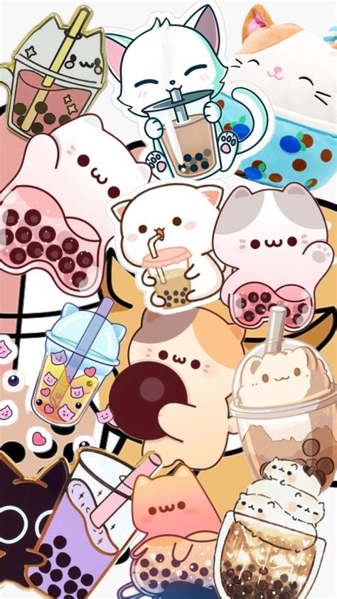 Boba Cat Cute Wallpapers Christmas Wallpaper Cat Wallpaper
