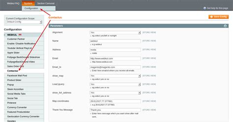 Magento Ajax Contact Form WebKul