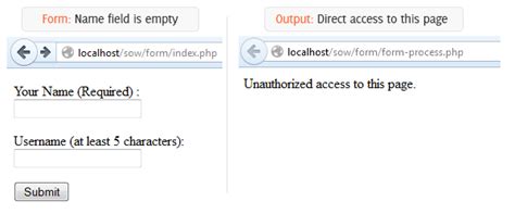 PHP Forms Part Schools Of Web