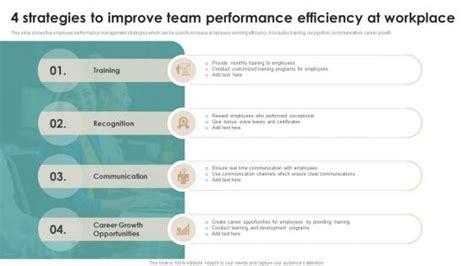 Efficiency Workplace PowerPoint Presentation And Slides PPT Sample SlideTeam