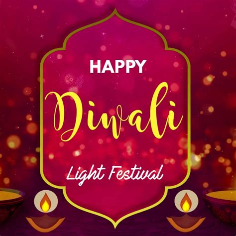 Happy Diwali Diwali Video Template Postermywall