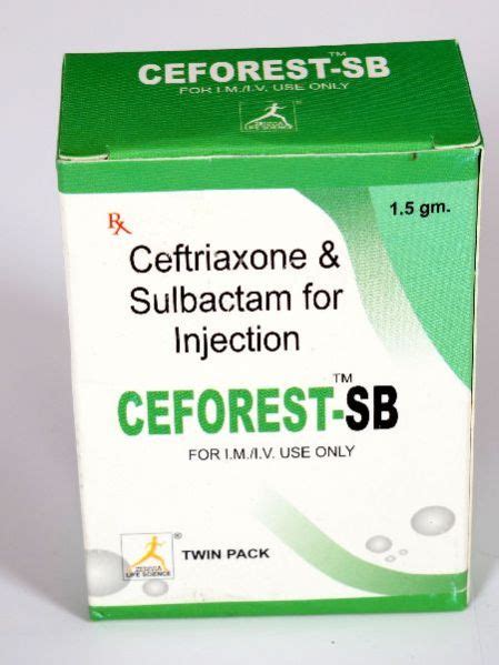 Ceforest Sb Injection Medicine Type Allopathic At Best Price In Surat Id 5316049