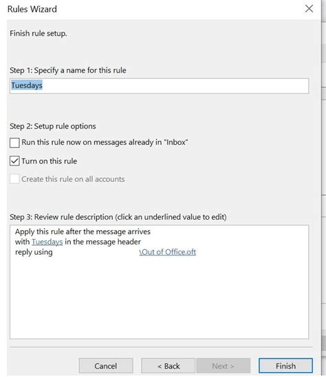 Outlook Recurring Out Of Office Replies Microsoft Qanda