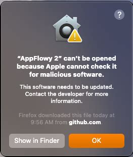 Bug Malicious Software Warning On Install Issue AppFlowy IO AppFlowy GitHub