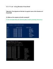 Lab Using Windows PowerShell Pdf Lab Using Windows PowerShell Objectives The