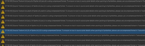 [unity 2022]source Texture Of Sprite Is Using Compressed Format To Ensure No Loss In Source