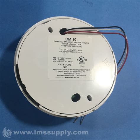 Sensor Switch Cm 10 Occupancy Sensor Infrared Ceiling Mount Ims Supply