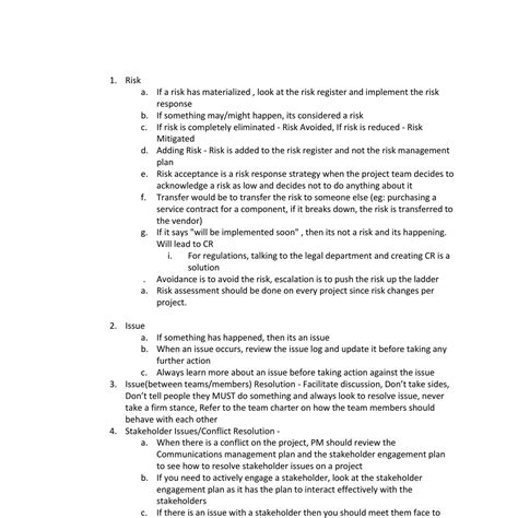 Pmp Cheat Sheet Docx Docdroid