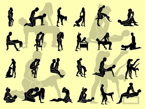 Sex Sexual Positions Set SVG Fuck Positions Svg Sex Silhouette Kama Sutra Set Bundle Sex