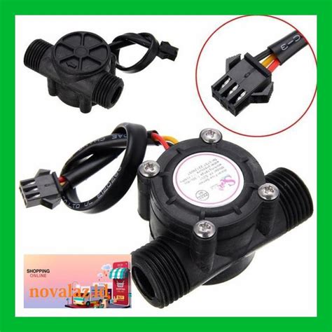 Jual Novnsa0s Sea Water Flow Aliran Air Sensor Flowmeter Flow Meter Fs 300a Yf S201 Yf S201