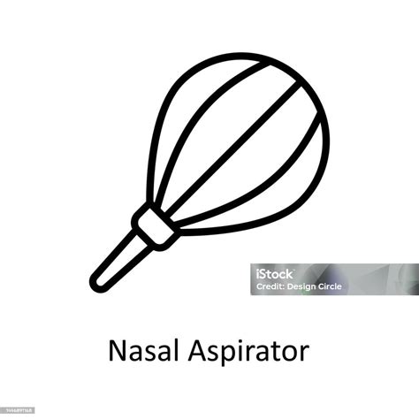 비강 흡인기 벡터 개요 아이콘 디자인 그림입니다 흰색 배경에 의료 기호 Eps 10 파일 0명에 대한 스톡 벡터 아트 및 기타 이미지 0명 건강 진단 건강관리와 의술