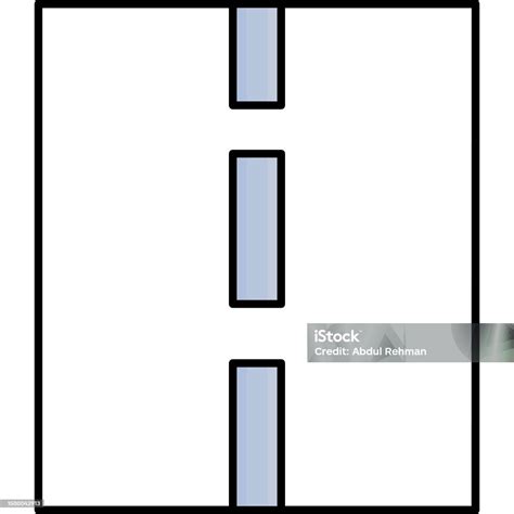 Highway Outline With Colors Fill Vector Icon That Can Easily Edit Or Modify Stock Illustration