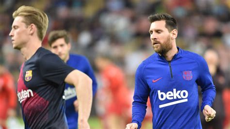 Messi And De Jong Back In Barcelona Squad For Osasuna Match