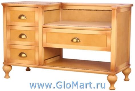 Банкетка с выдвижными ящиками KV-2147 - купить в Москве, GloMart.ru