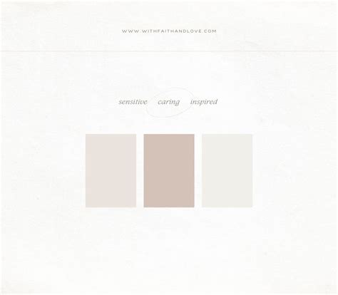 Minimalist Color Palettes That You Can Use For Your Brand With Faith Love