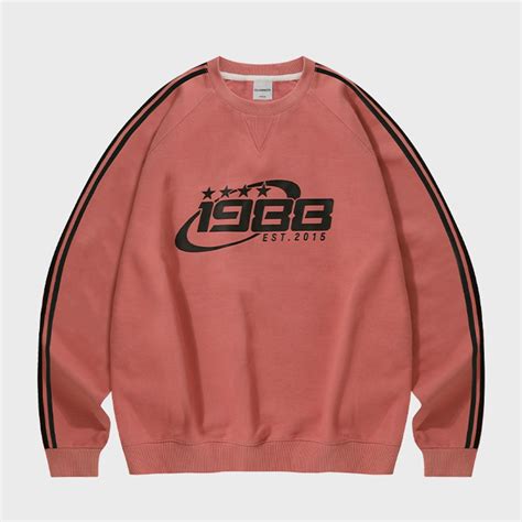 1988 서클 로고 스웨트 셔츠 핑크 감도 깊은 취향 셀렉트샵 29cm