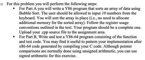 Solved PLEASE USE THE FOLLOWING CODE Bubble Sort Chegg