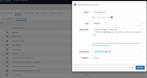 Table Column Is Not Marked With Generated In The Table Editor If Data