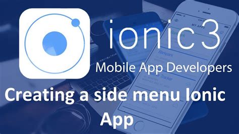 Ionic Tutorials Creating A Side Menu Ionic App YouTube
