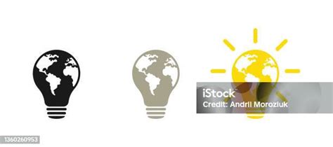 자연 에너지 로고가 있는 램프 환경 전구 에코 세계 지구 에너지 절약 램프 기호 그림 개념에 대한 스톡 벡터 아트 및 기타 이미지 Istock