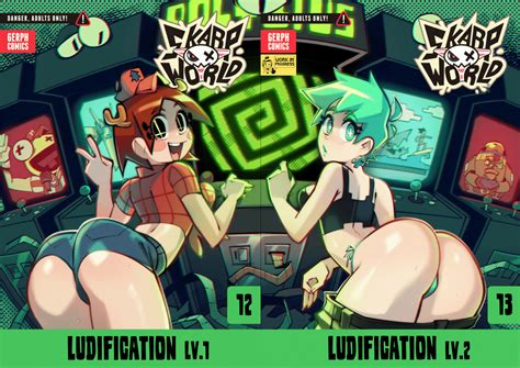 Rule 34 Arcade Arcade Machine Ass Blue Shorts Cover Page Electronics English Text Female Gerph
