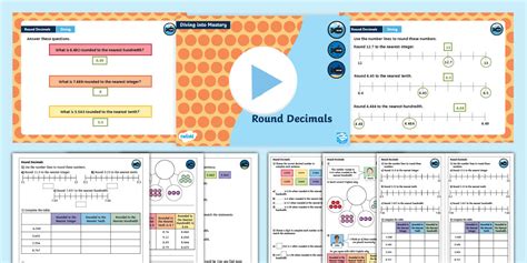 👉 Y6 Dim Step 3 Round Decimals Teaching Pack Twinkl