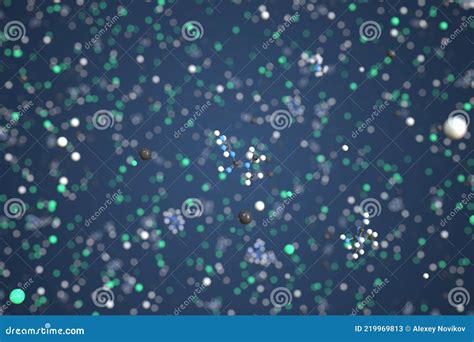 Metformin Molecular Structure 3d Model Molecule Fortamet Structural Chemical Formula View