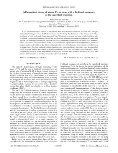 Self Consistent Theory Of Atomic Fermi Gases With A Physics