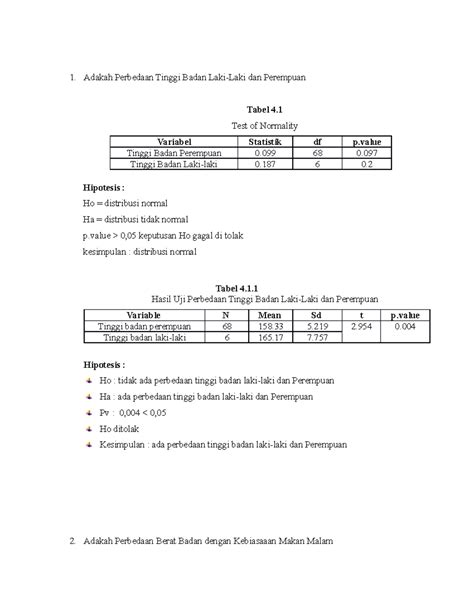 Latihan Uji Data Parametrik Uji Korelasi Dan Uji Chi Square Menggunakan Spss Adakah Perbedaan