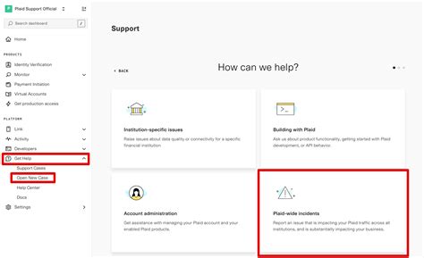 How Do I File An Incident Severity Ticket Plaid Customer Help Center