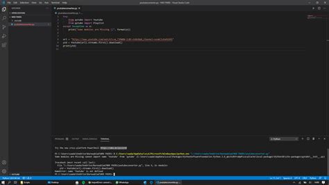 Importerror Cannot Import Name Youtube Issue Pytube Pytube Github