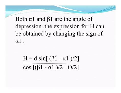 Trigonometric Levelling Unit 6 Ppt