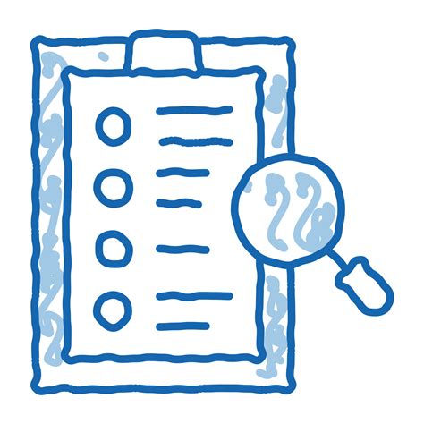 Document Research Doodle Icon Hand Drawn Illustration 18008466 Vector Art At Vecteezy