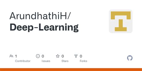 Github Arundhathih Deep Learning