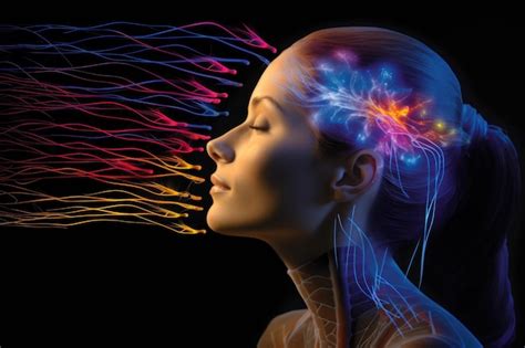 Premium Ai Image Illustration Of Brain Signals And Neuromodulation Pathway
