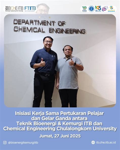 Inisiasi Kerja Sama Pertukaran Pelajar Dan Program Gelar Ganda Bareng Chemical Engineering