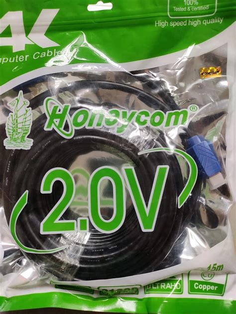 Black Hdmi Vga Cable 10 Meter For Computer At ₹ 790piece In Mumbai