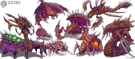 Zerg Vuong Nguyez Starcraft Zerg Starcraft 2 Space Fantasy