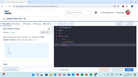 vidyasagar dodle on linkedin 30daysofcode assignments ccbp nxtwave