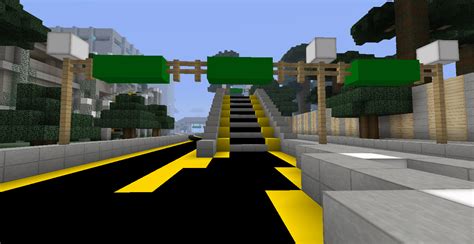 Modern Minecraft Highway Exit 1