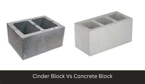 Cinder Block Vs Concrete Block 11 Type Of Concrete Block
