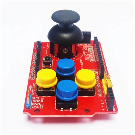 Shield Joystick Para Arduino Diy Do It Yourself Instituto Digital