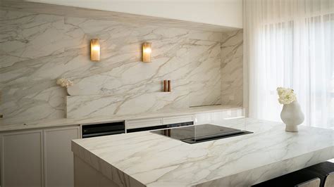 Caesarstone Porcelain Mirabel And Sleet Dream Home Kitchens