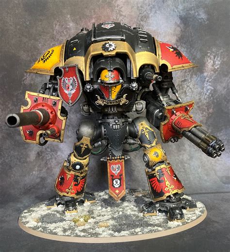 Weemen Imperial Knights Questoris Knight Crusader Of House Mortan